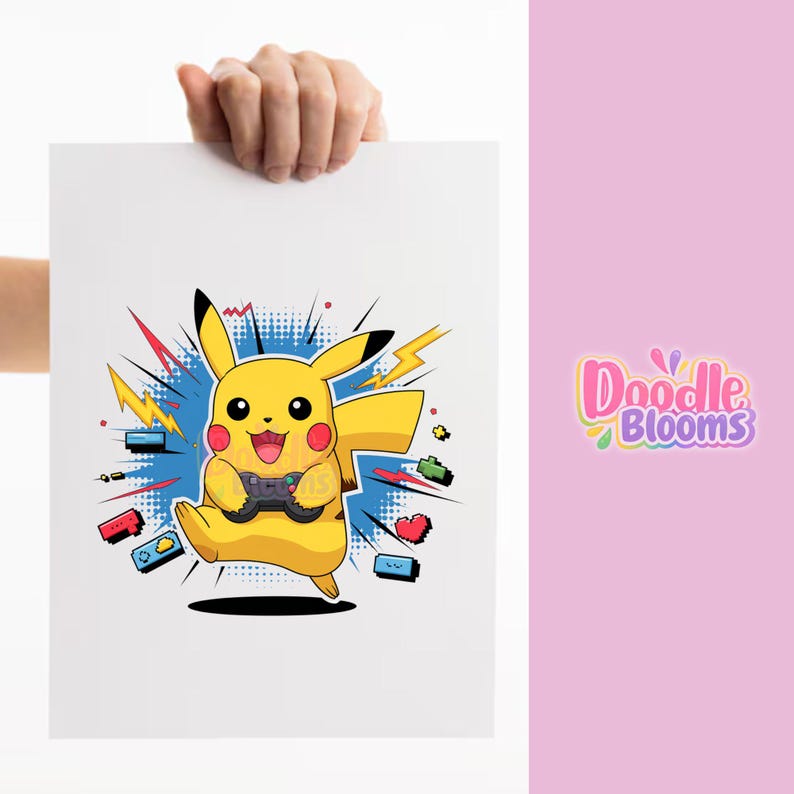 Pikachu PNG, Pokemon Gaming Cartoon Clipart, Cute Gamer Character ...