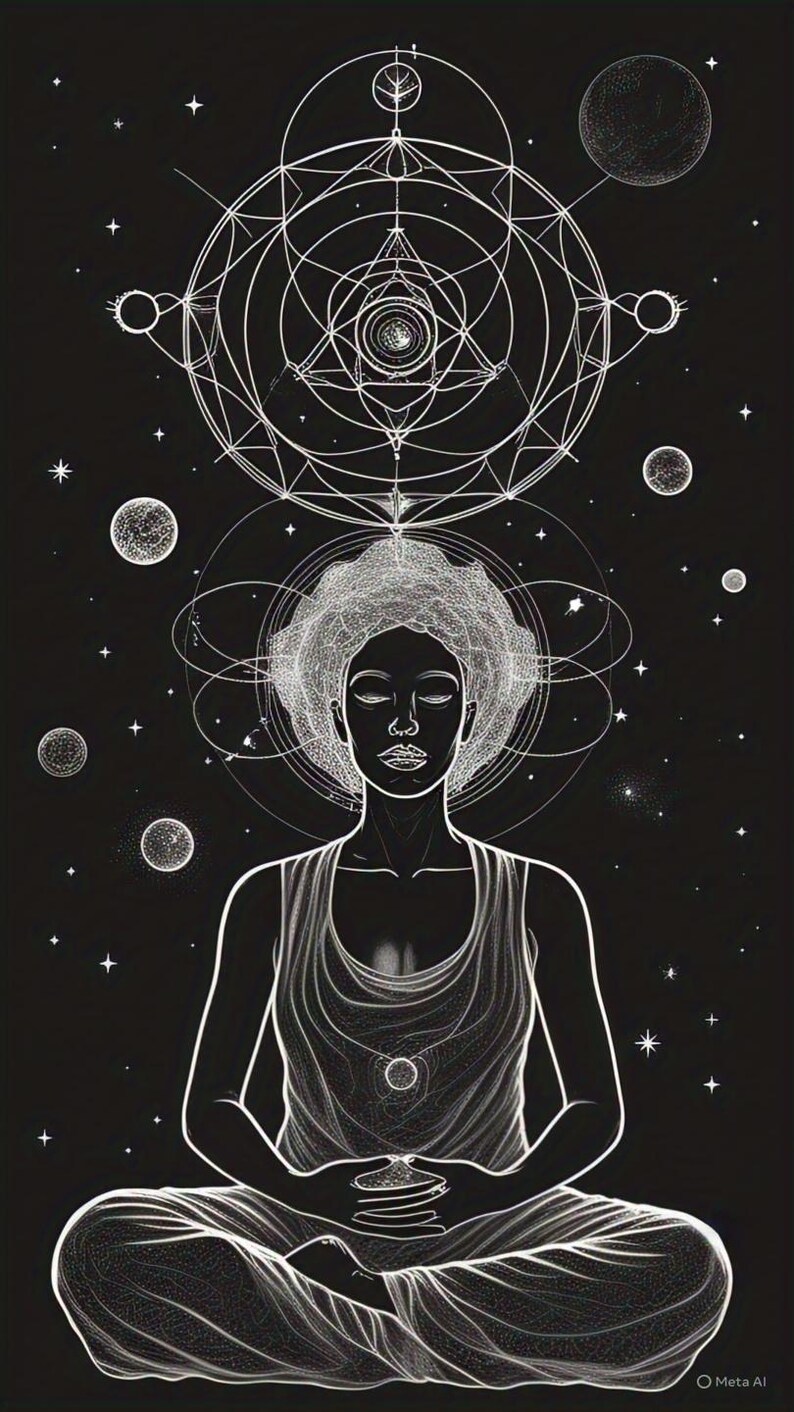 Cosmic Light Code Poster | Digital Download Wall Art | Printable Energy ...