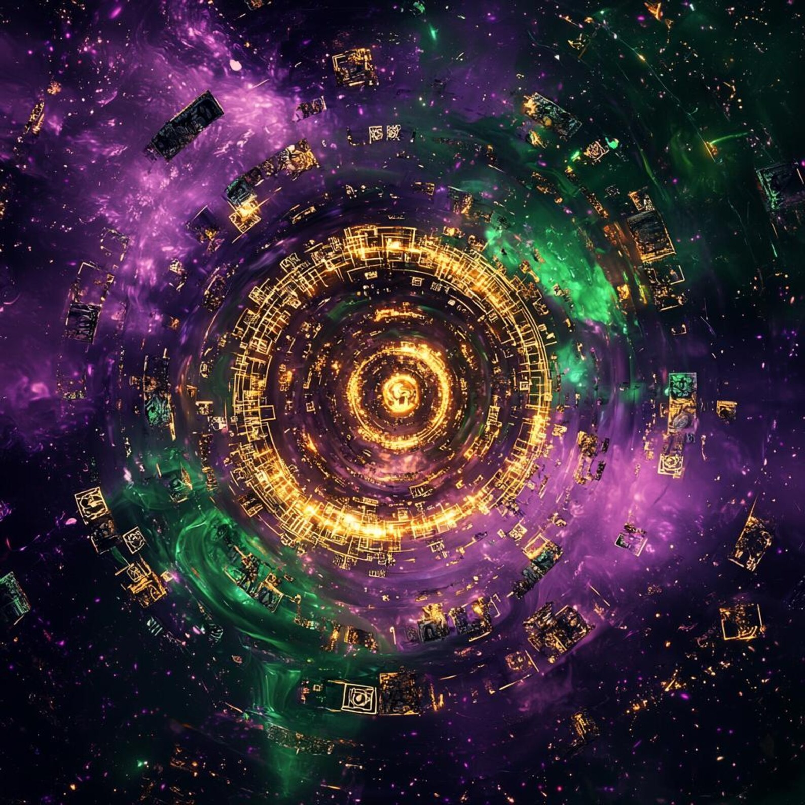 Cosmic Light Code Poster | Digital Download Wall Art | Printable Energy ...