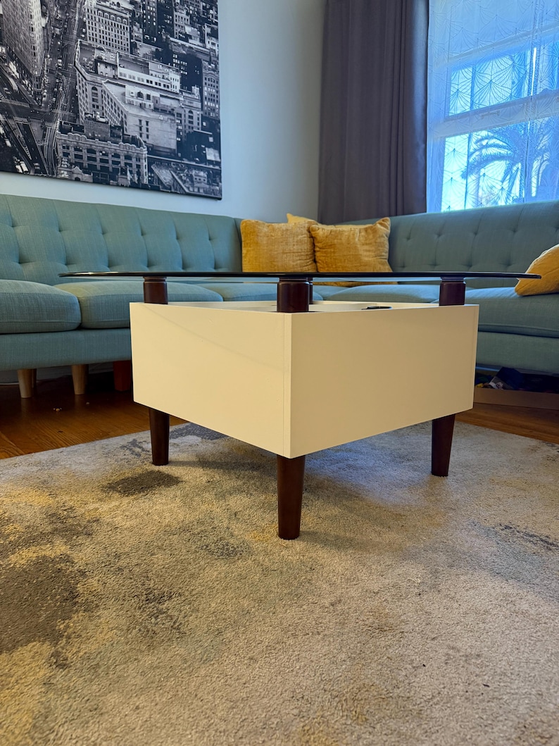Custom Bluetooth Speaker Table: Wireless Coffee Table or Media Console ...
