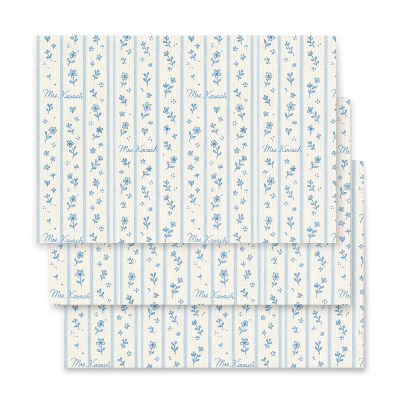 Personalized Wrapping Paper Custom Name Gift Wrap Sheets Wedding ...
