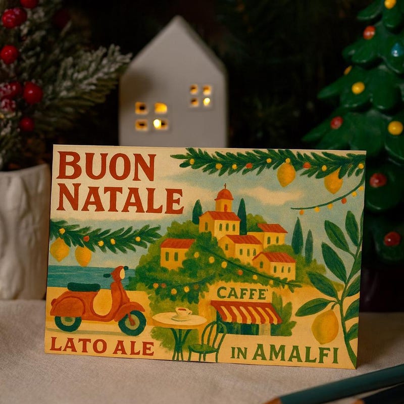Italian Christmas Cards - Etsy