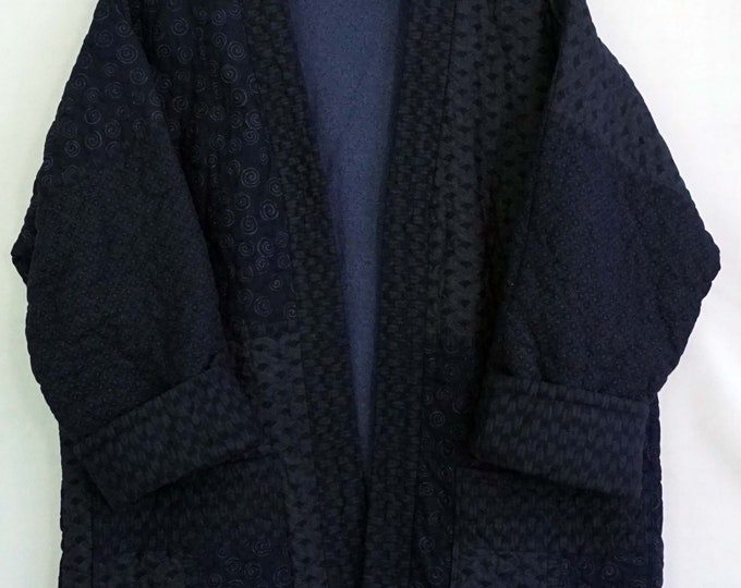 Navy at Night -- Quilted Jacket (XL) - Etsy