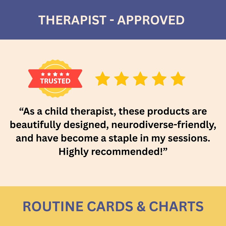 Visual Routine Cards for Kids: Autism, ADHD, Toddler Chores (PDF ...