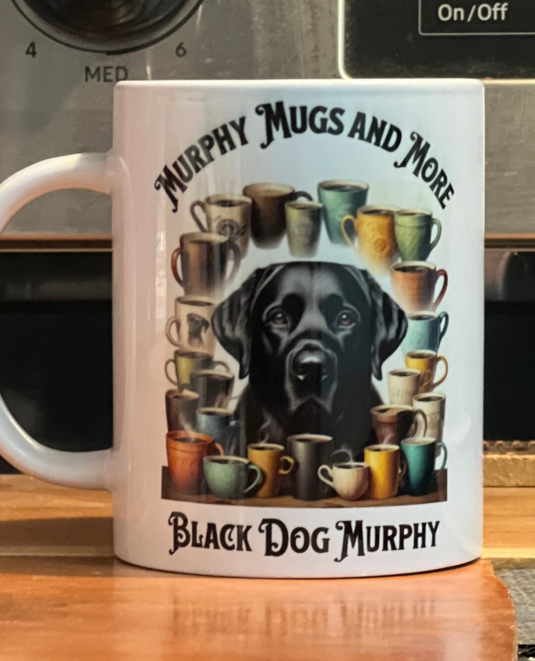 Murphy Mugs and More, Black Lab, Coffee Mugs, Cups, Labrador Retriever ...