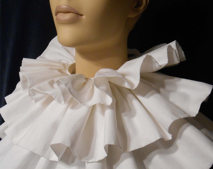 J016 Circus Clown Collar Neck Ruff Large Triple Layer Collar | Etsy