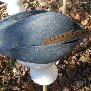 L012 Unisex Medieval Renaissance Bycoket Robin Hood Hat Made | Etsy