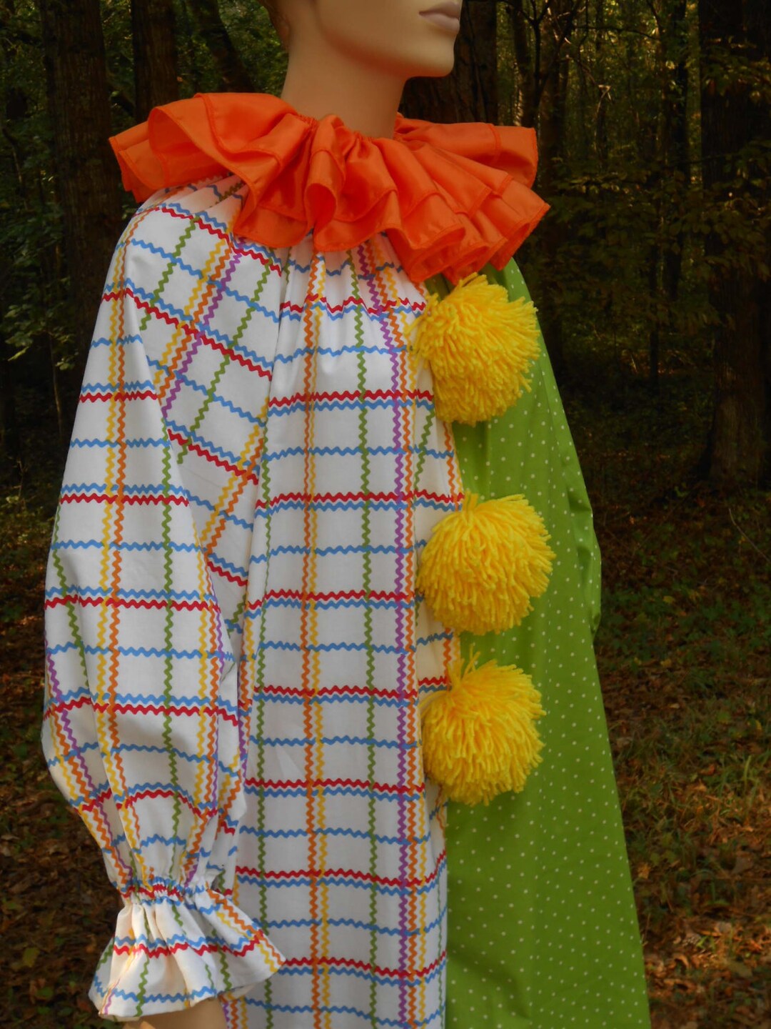 F055 Build-a-clown Costume Incredibly Cute Clown Halloween Costume ...