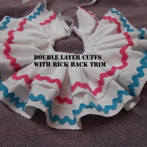 H011 Children's Wrist or Ankle Cuffs Gorgeous Ruffle Cuff Set - Etsy