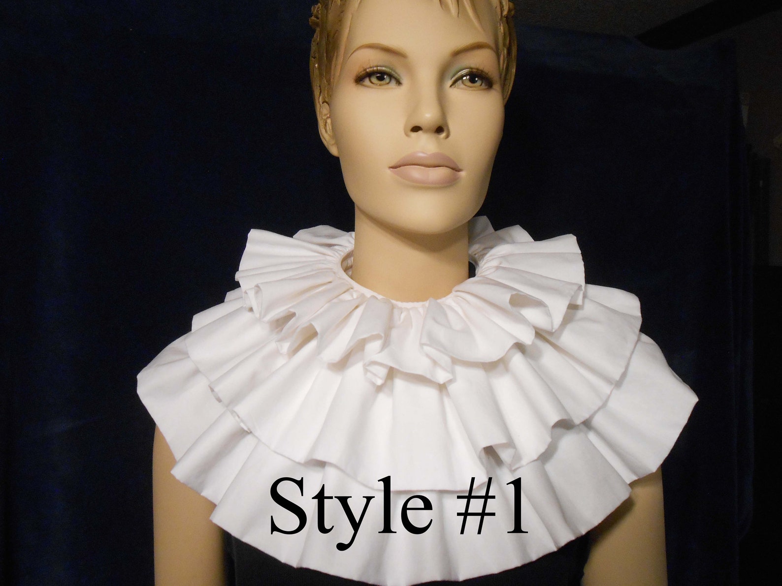 J016 Circus Clown Collar Neck Ruff Large Triple Layer Collar - Etsy