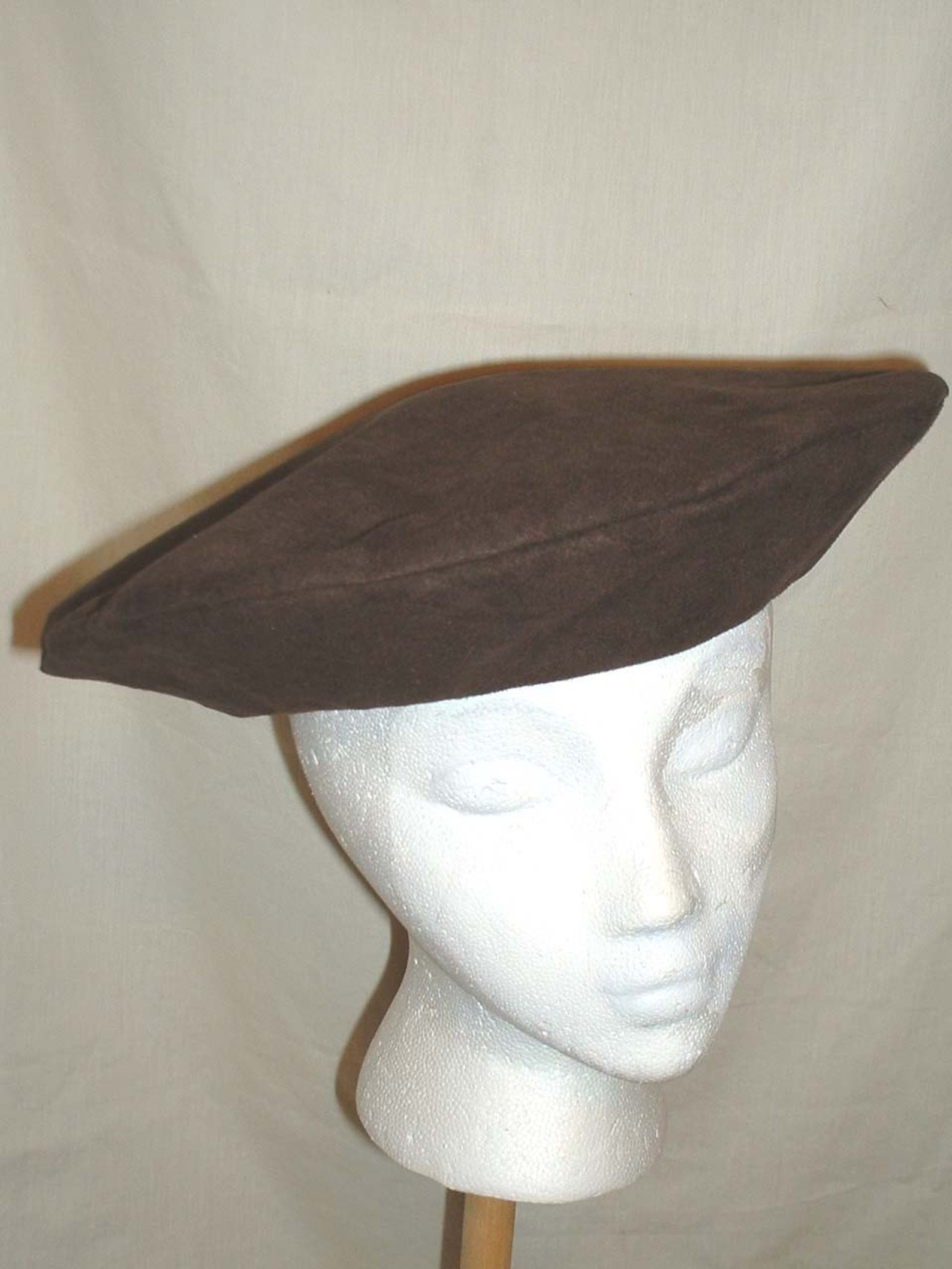 A147 Flat Hat Flat Cap Head wear Men's Medieval | Etsy