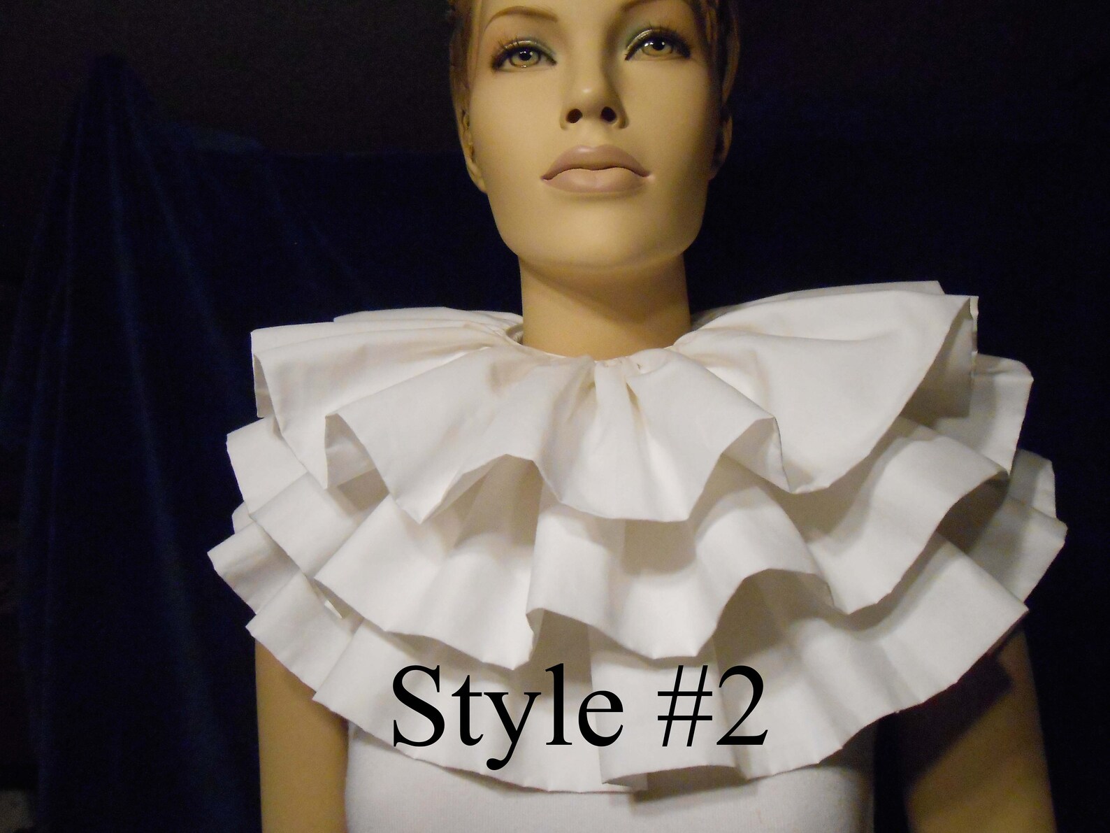 J016 Circus Clown Collar Neck Ruff Large Triple Layer Collar - Etsy