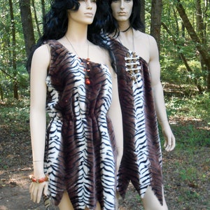 K006 Stone Age Prehistoric Caveman Cavewomen Halloween Costume Men ...