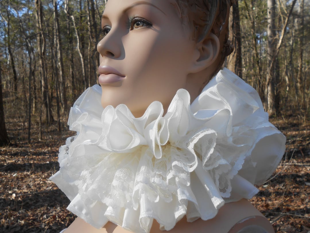 D125 Gorgeous Triple Ruffle Adults Clown Collar You Choose the Colors ...