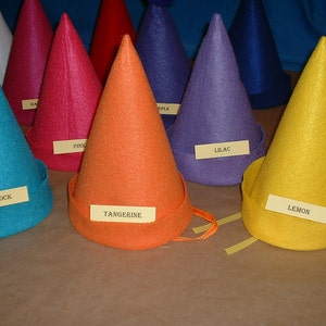 B080 Classic Pointed Clown or Gnome Hat You Choose the Color - Etsy