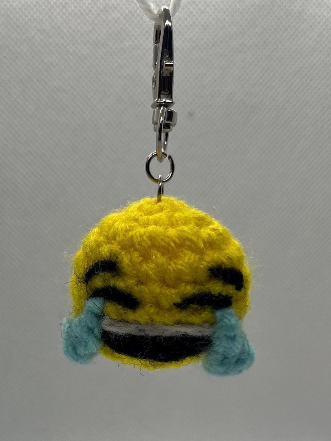 Laughing Emoji Keychain - Etsy