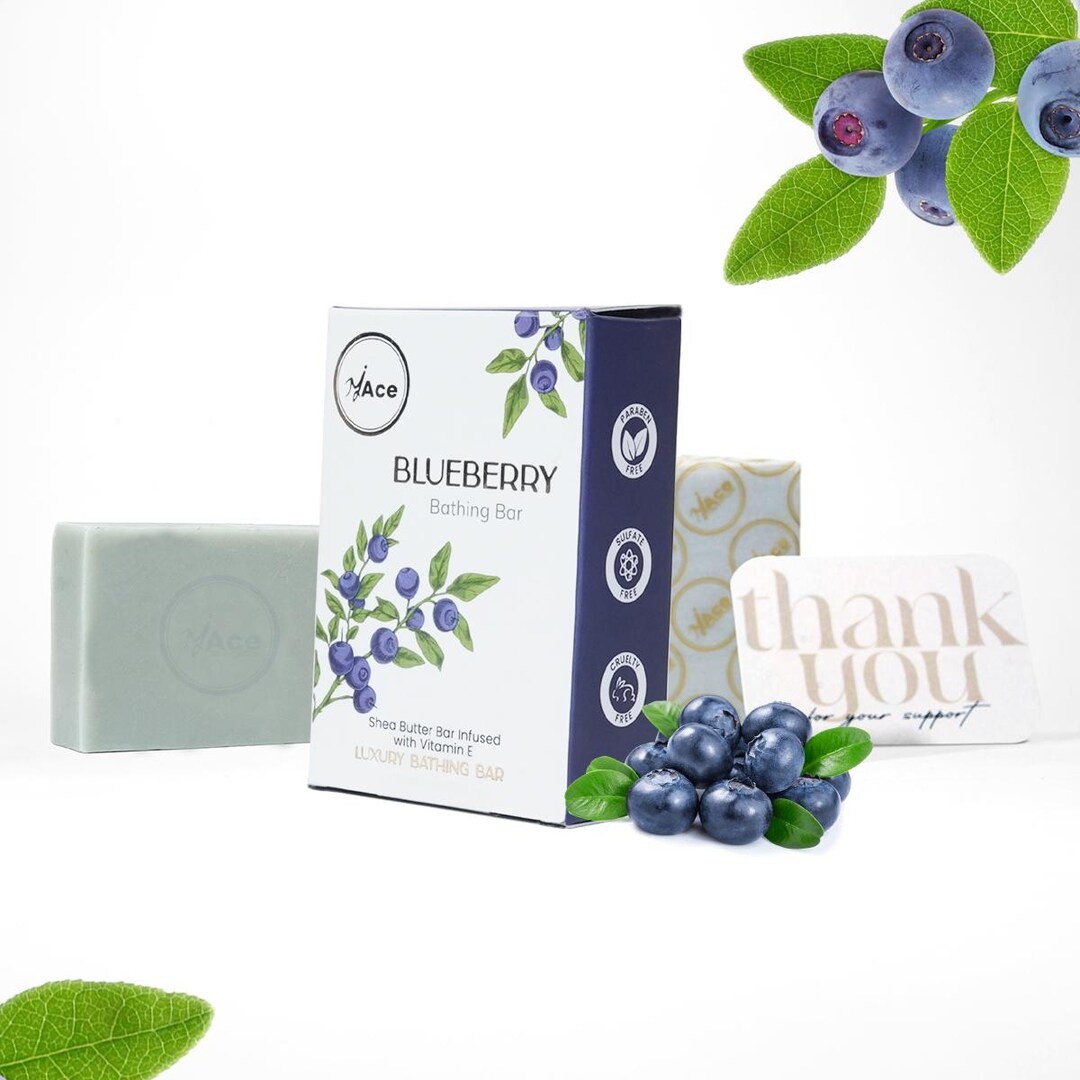 Handmade Blueberry Soap – Shea Butter & Coconut Oil - Etsy