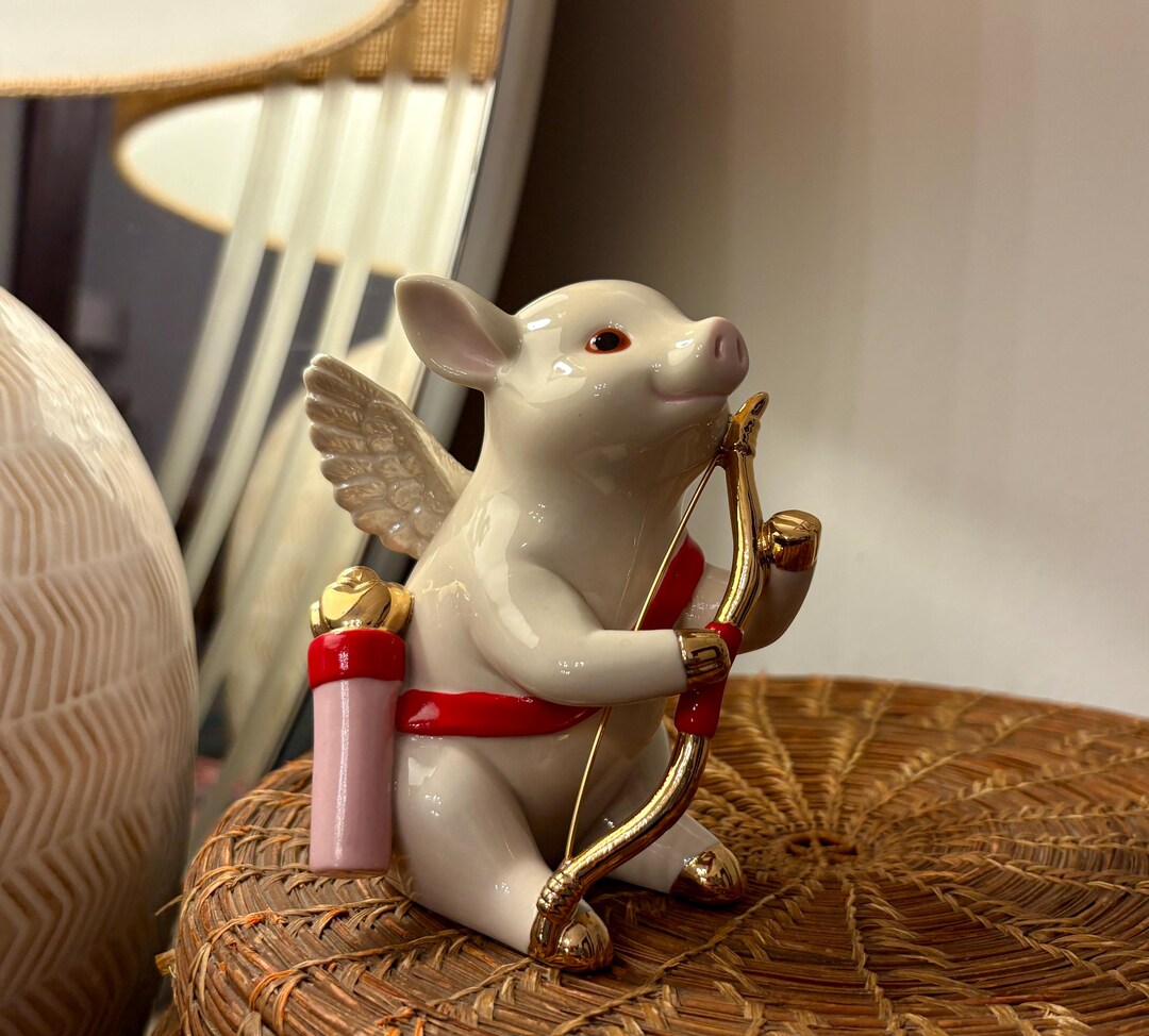 Lenox "cute as Cupid" Pig Figurine – Pristine Condition – New in Box ...
