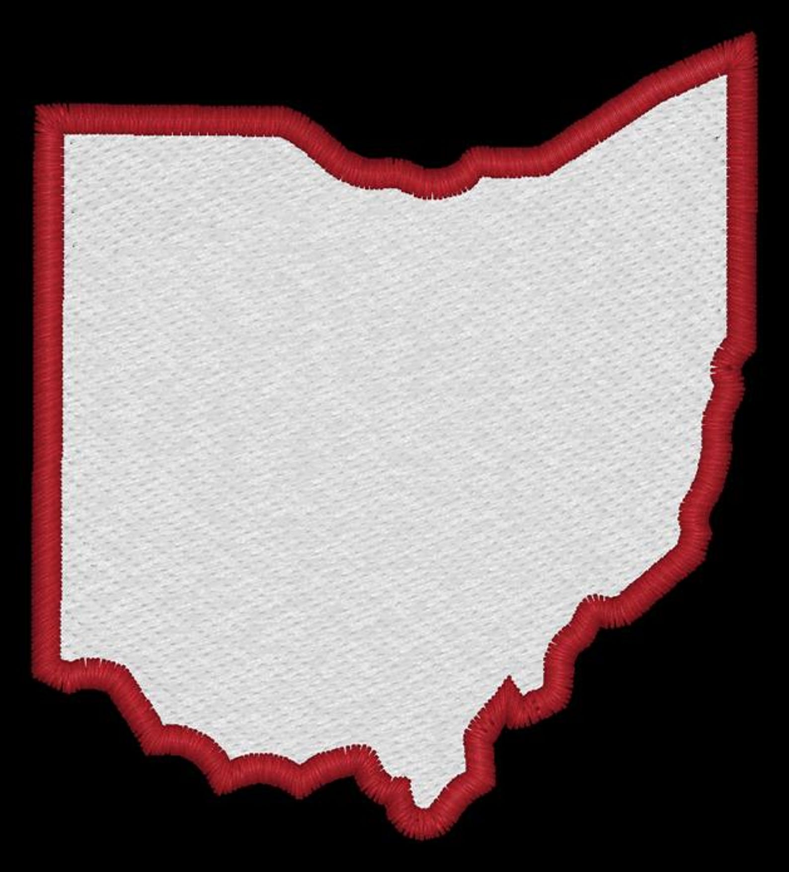 Ohio State Outline Embroidery Design | Ohio Silhouette Stitch File ...