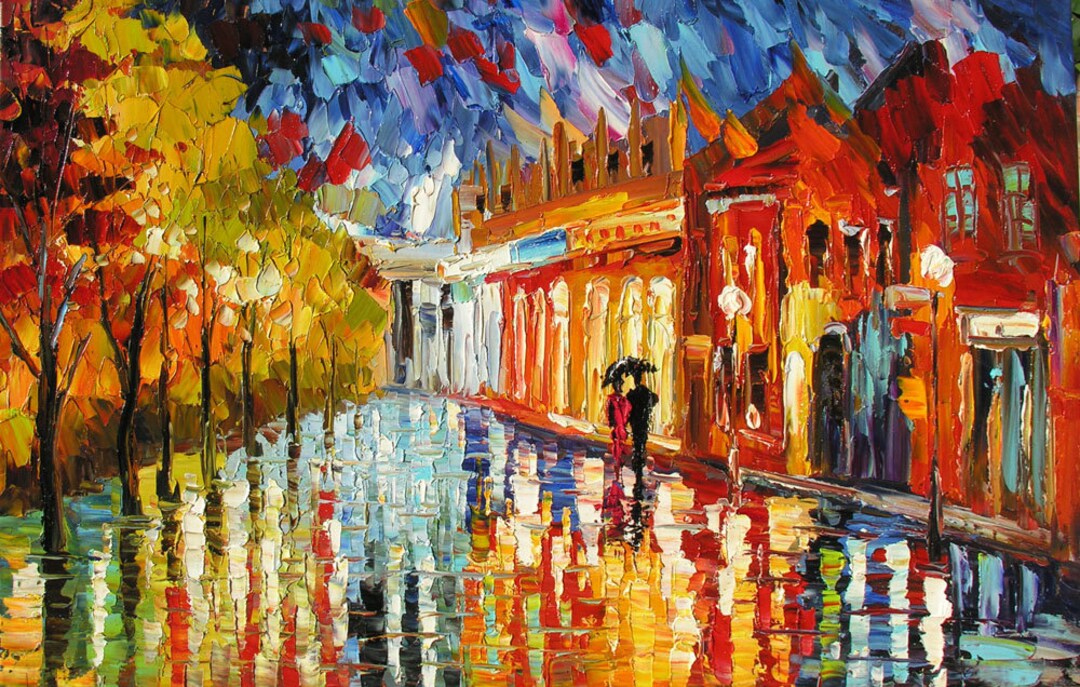Original Oil Painting Handmade Home Large Textured MADE to - Etsy