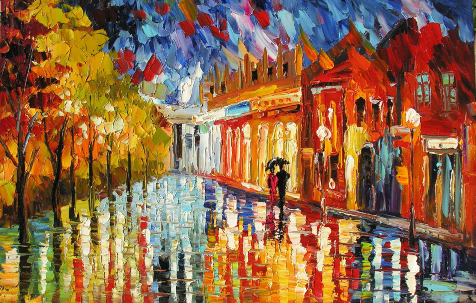 Original Oil Painting Handmade Home Large Textured MADE to - Etsy