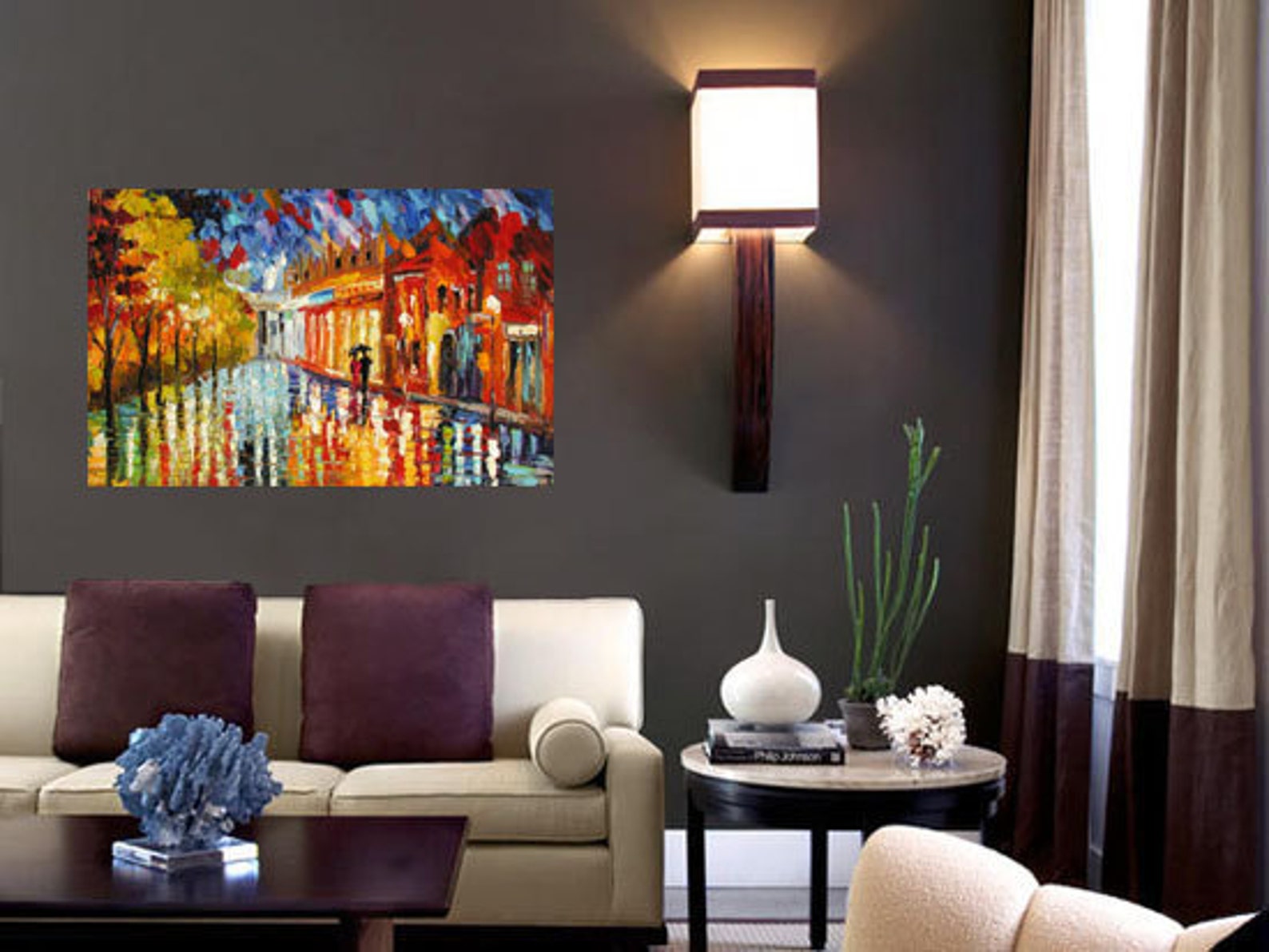 Original Oil Painting Handmade Home Large Textured MADE to - Etsy