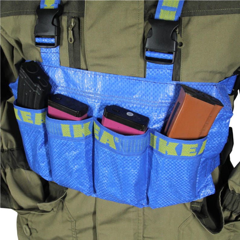 EFT Tarkov Inspired IKEA Shopping Bag Chest Rig – Custom Cosplay Gear ...