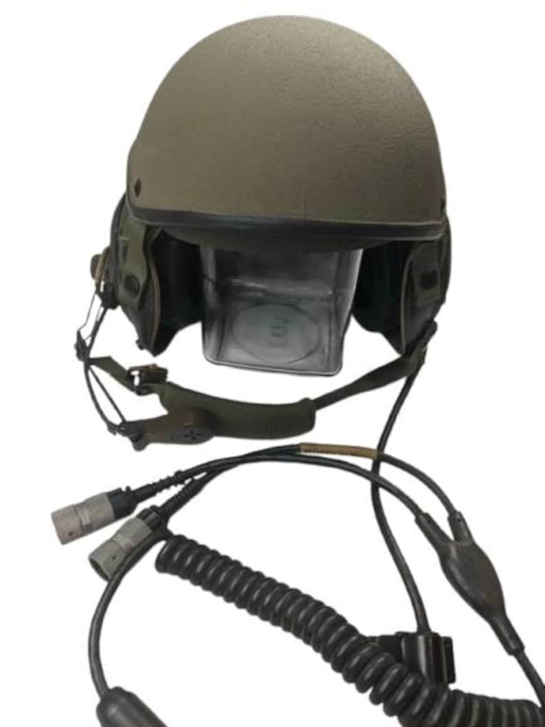 Vintage U.S. Army CVC Armored Crewman Ballistic Helmet – Gentex DH-132A ...