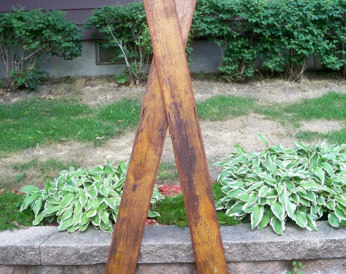 Vintage 1940s Wisconsin Duck Hunter's Marsh Skis - Hand-made - Seven (7 ...