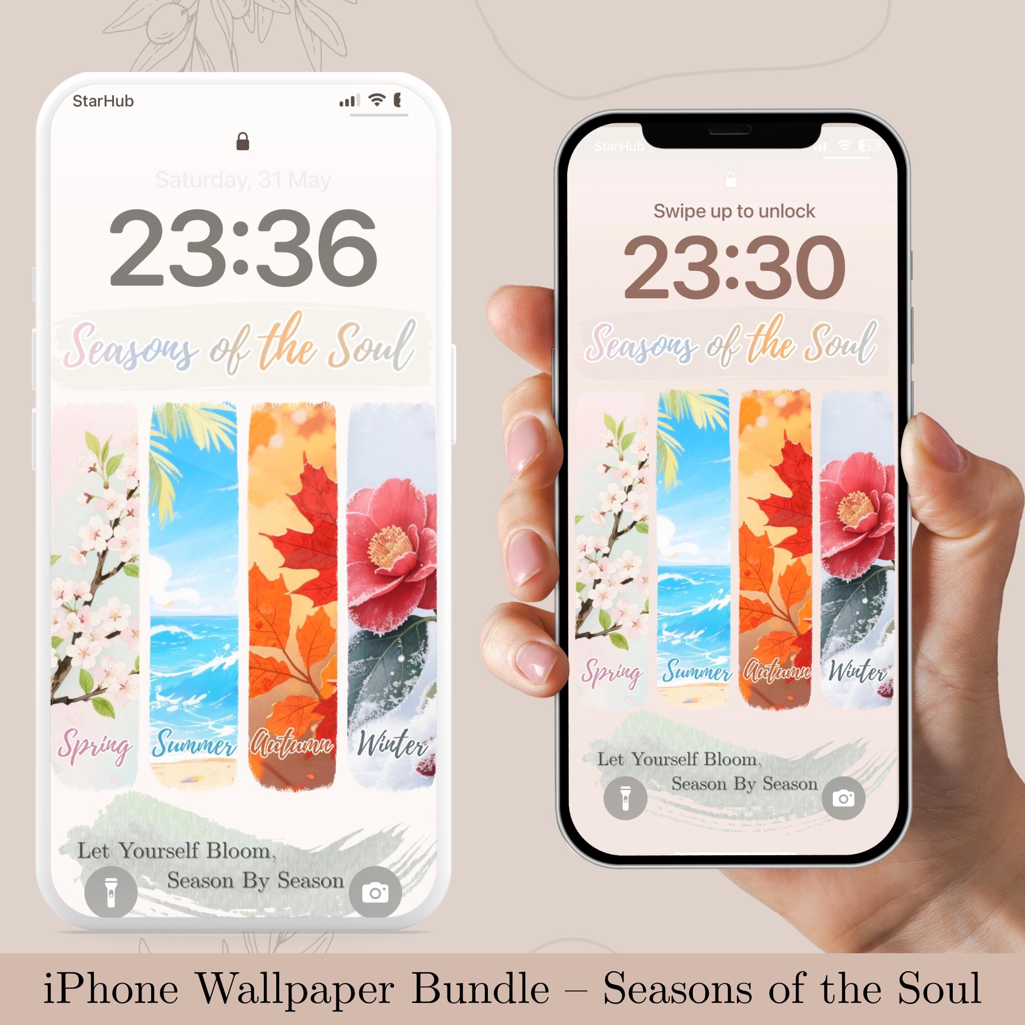 Seasons of the Soul Printable Wall Art Bundle – A4 + 8x10 Poster Phone ...
