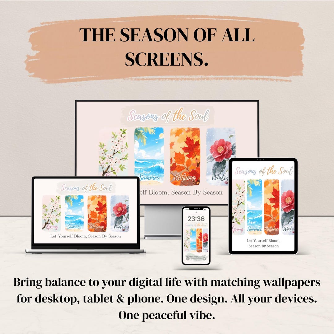 Seasons of the Soul Printable Wall Art Bundle – A4 + 8x10 Poster Phone ...