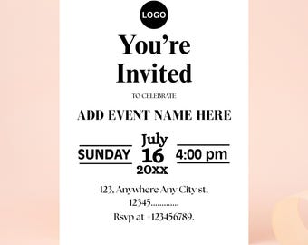 Modern Business Invitation Template, Special Event Invitation, Join Us ...