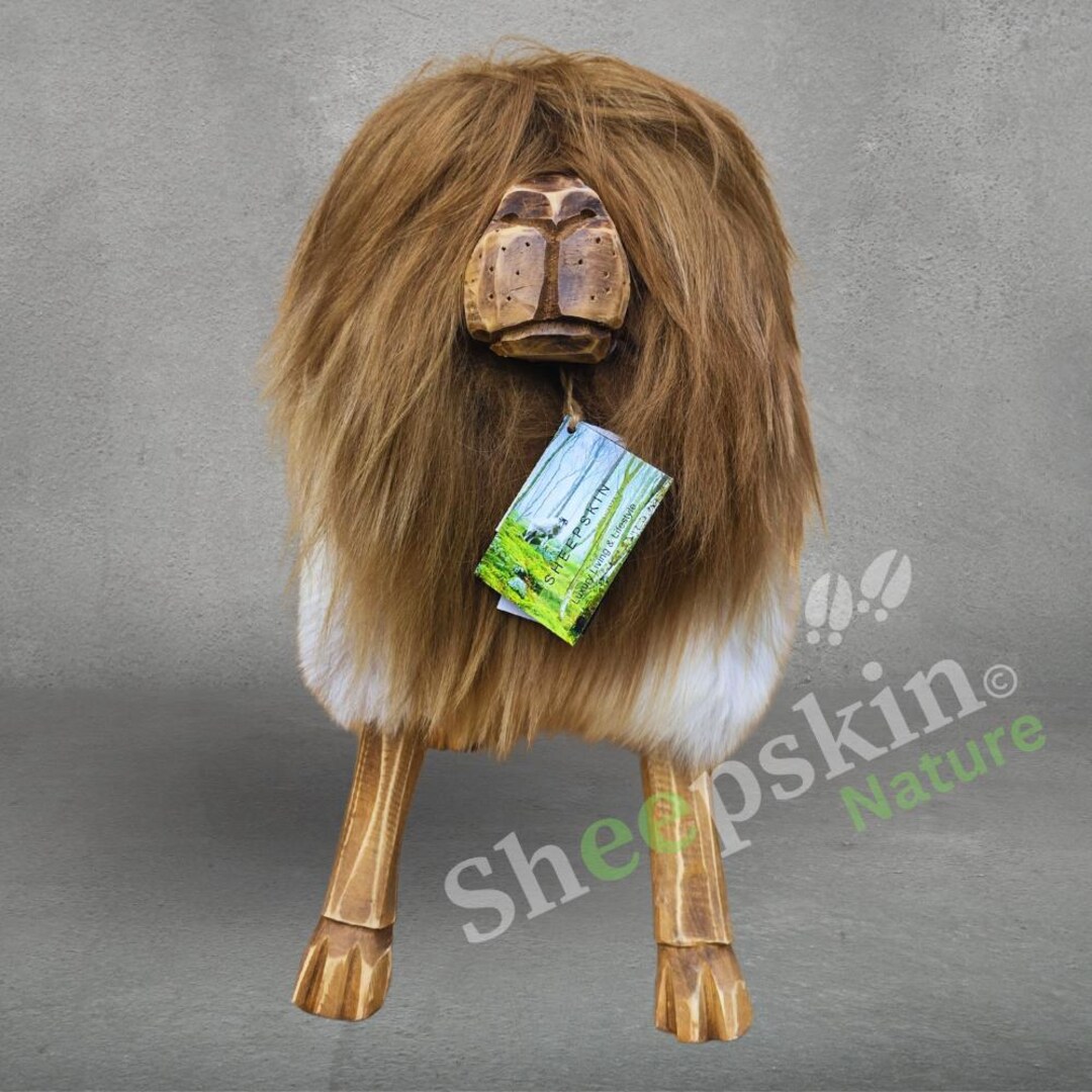 Stool Lion Simba, Sheep Stool, Wooden Stool, Sheep Chair, Stool Sheep ...
