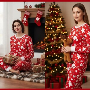 Christmas Family Pajamas,matching Family Pajamas,christmas Group Shirt ...