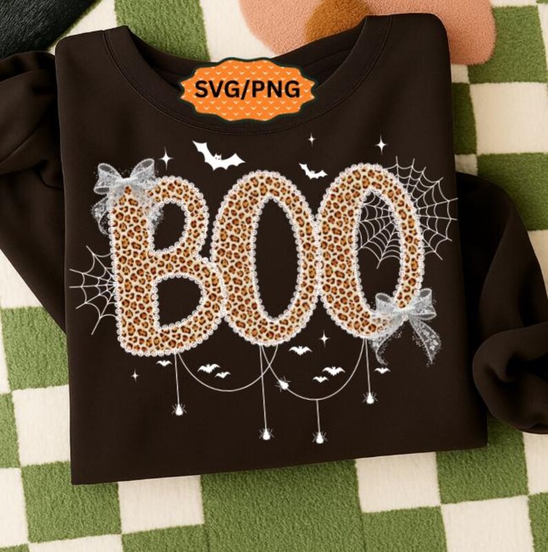 Preppy Boo Ghost Halloween Png, Preppy Halloween Girl Png, Lace Boo Png ...
