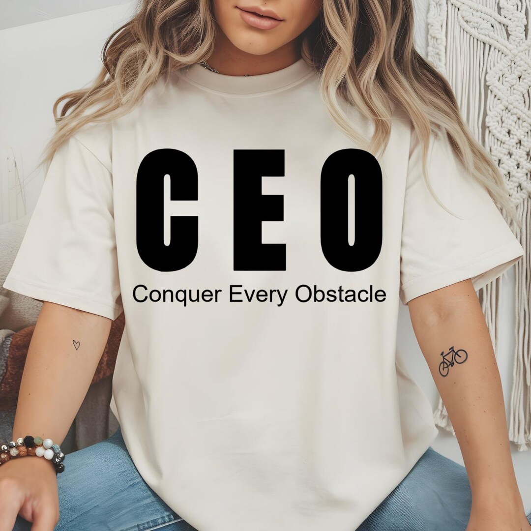 CEO Svg Png, Conquer Every Obstacle Png, Motivational Inspirational ...
