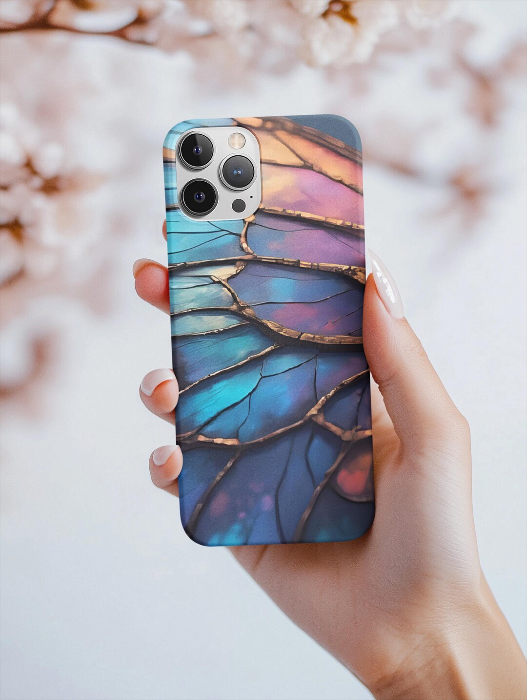 Morpho Glow Case | Iridescent Butterfly Wing-inspired Phone Cover, Bold ...