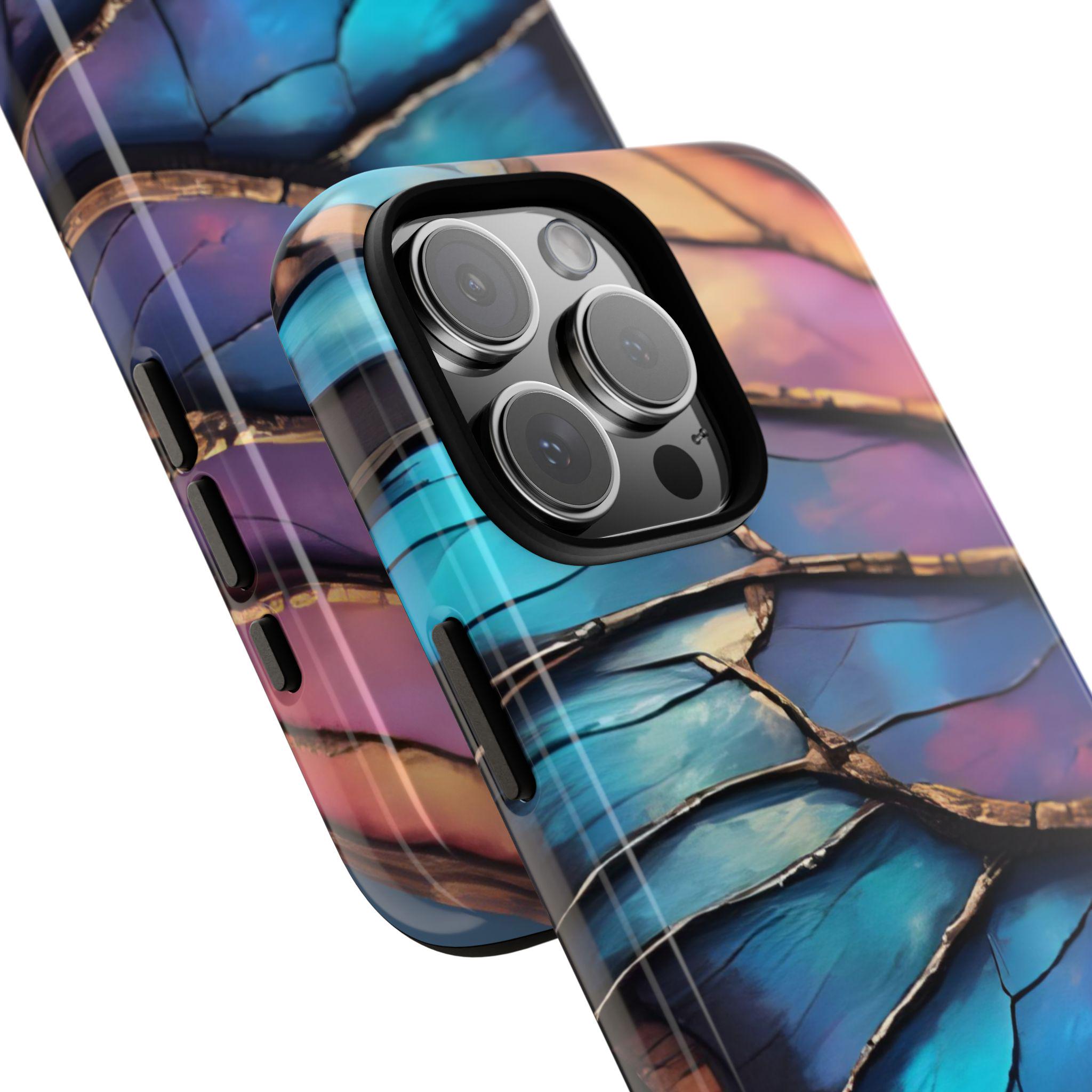 Morpho Glow Case | Iridescent Butterfly Wing-inspired Phone Cover, Bold ...