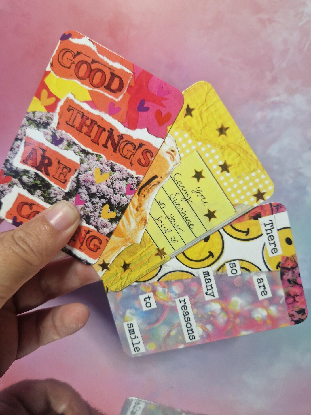 3 Mini Affirmation Cards | Mystery Affirmation Cards | Pocket Size ...