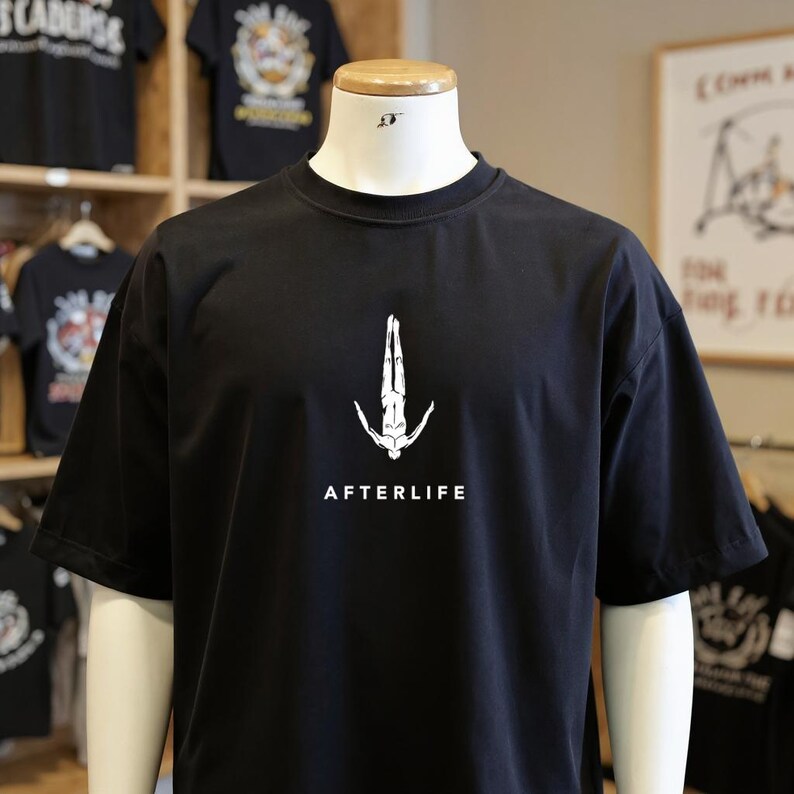 Anyma Logo Front Afterlife Art Back Oversized T-shirt Unisex Cotton ...