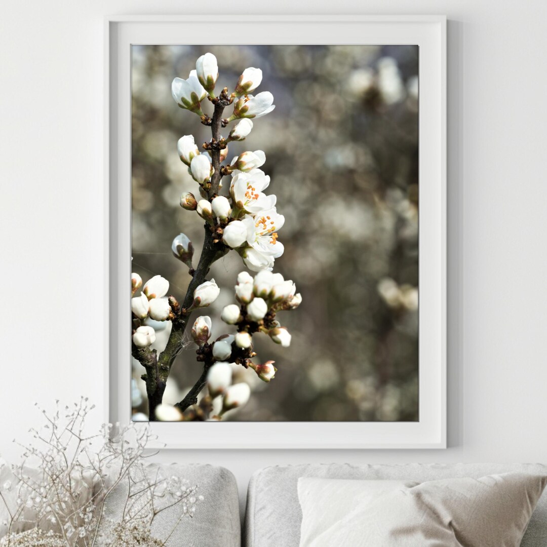 Spring Buds Photography, Digital Poster. Large Wall Art Printable. - Etsy
