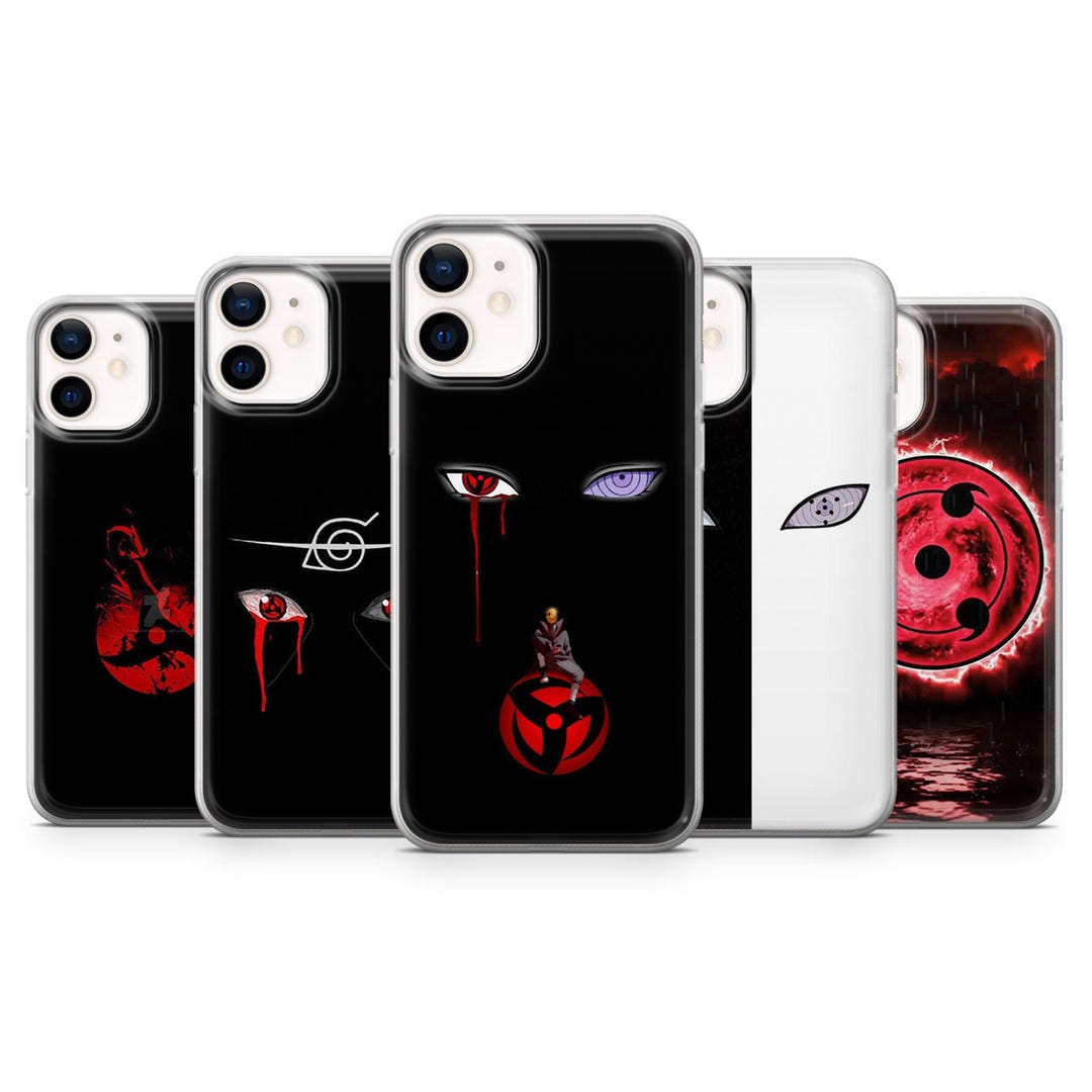 Itachi Phone Case Sharingan Obito Cover for iPhone 16, 15, 14, 13, 12 ...