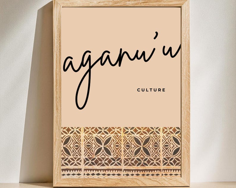 Samoan Wall Art - Set of 3 Neutral Tones | Digital Download | Island ...