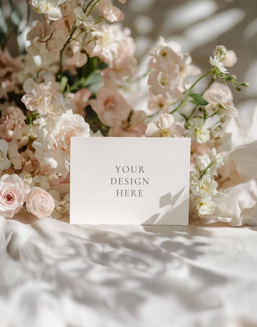 Landscape Invitation Mockup: 5x7 Card PSD Template (digital Download ...