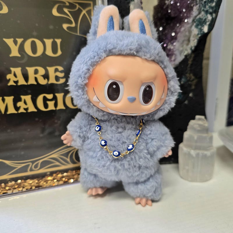 Gold Labubu Pendant - Etsy