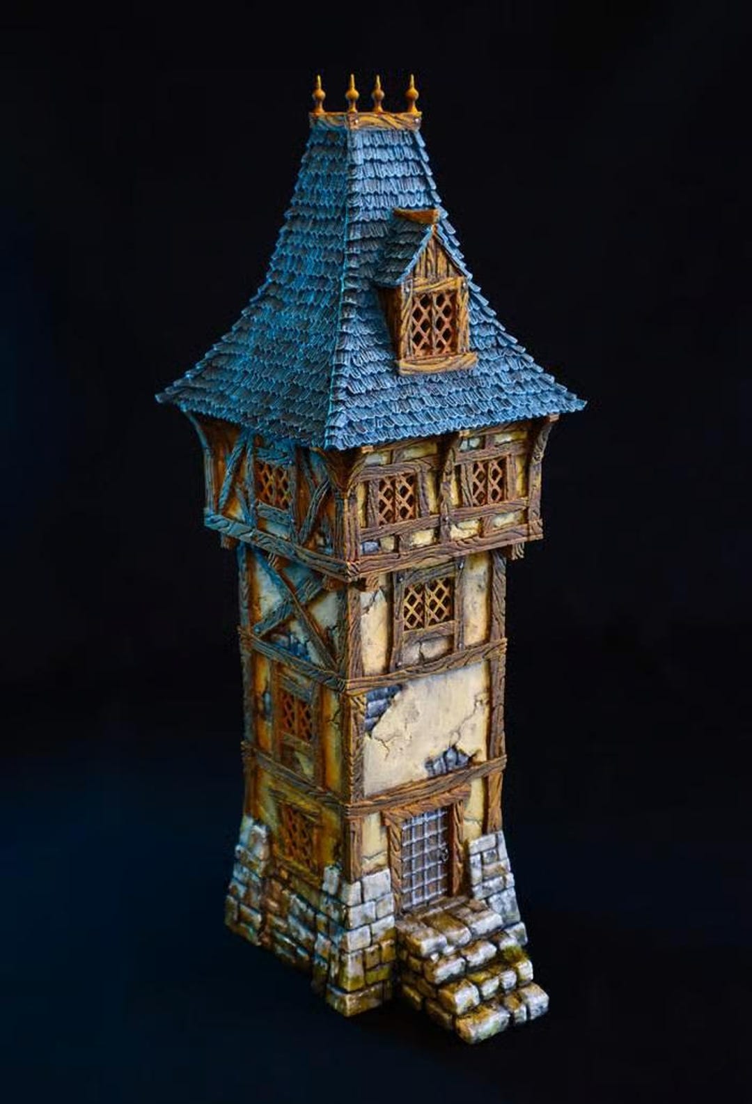 Medieval Watchtower | 3d-printed Tabletop Tower (unpainted) | Fantasy ...