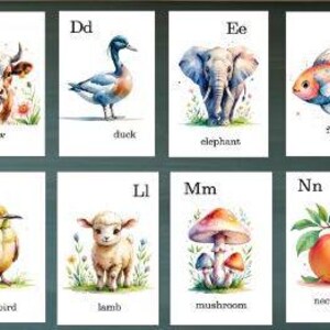 Printable Alphabet Flashcards for Kids – Learn Letters Through Play ...