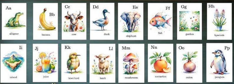 Printable Alphabet Flashcards for Kids – Learn Letters Through Play ...