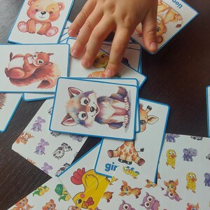 Forest Animal Memory Cards – Printable Matching Game (PDF) - Etsy