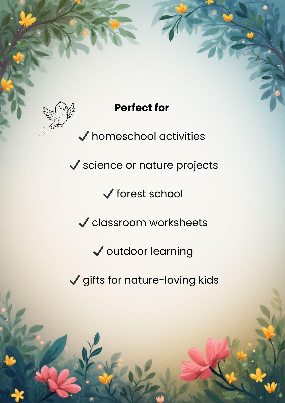 Bird Watching Journal for Kids | Bird Identification & Observation ...